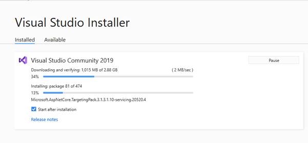 Getting Started With Visual Studio 2019 Community Edition For ASP.NET Core 5.0